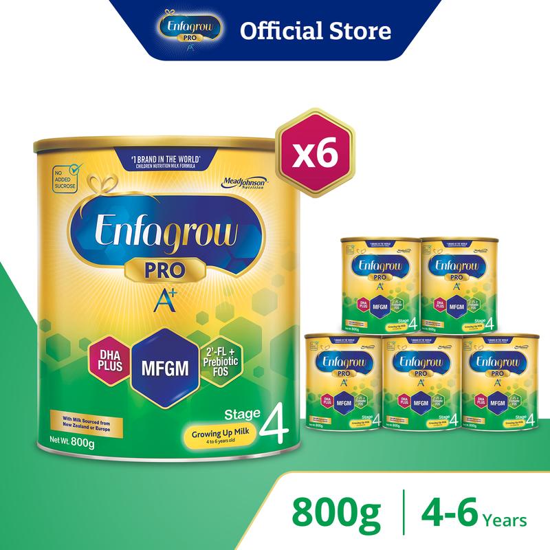 [6 Tins] Enfagrow Pro A+ Stage 4, 800g - TikTok Shop Singapore