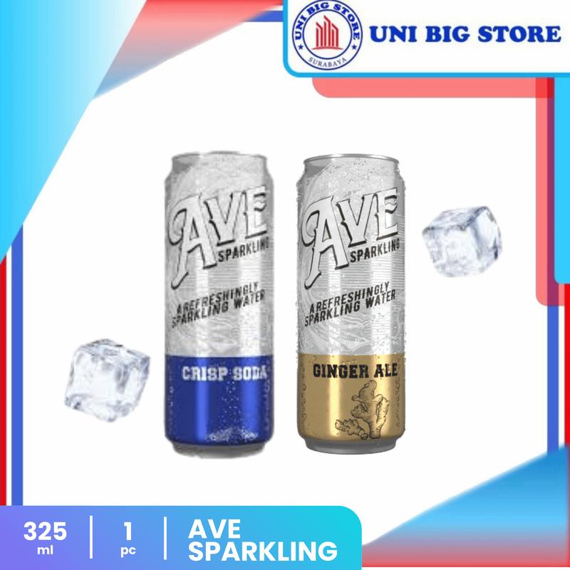 AVE Sparkling Crisp - GInger Ale Soda Water Can 325 ml Kaleng - Shop ...