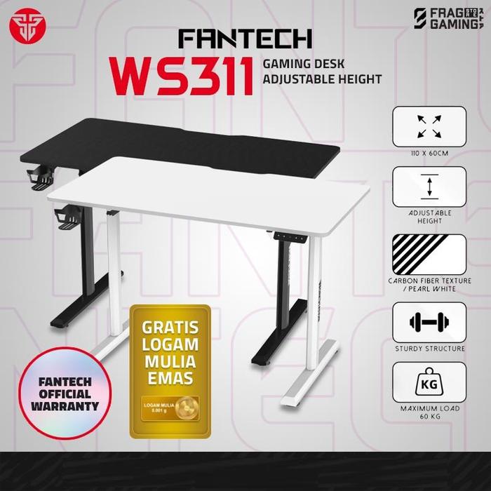 Jual Fantech WS311 / WS-311 Eletrik Gaming Desk / Meja Komputer ...