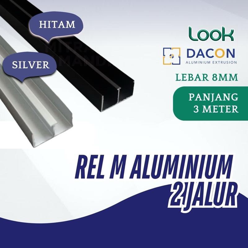 Rell Aluminium Kolong Dapur M Panjang 3 Meter Warna Silver, Rel Pintu ...