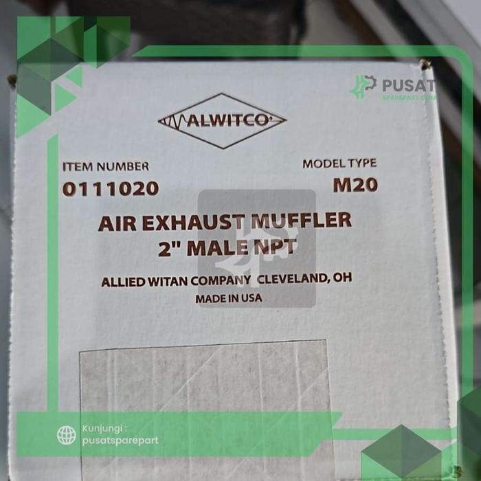 Jual ALWITCO 1 UNIT 44AW56 M20 0111020 Atomuffler Pneumatic Air Exhaust ...