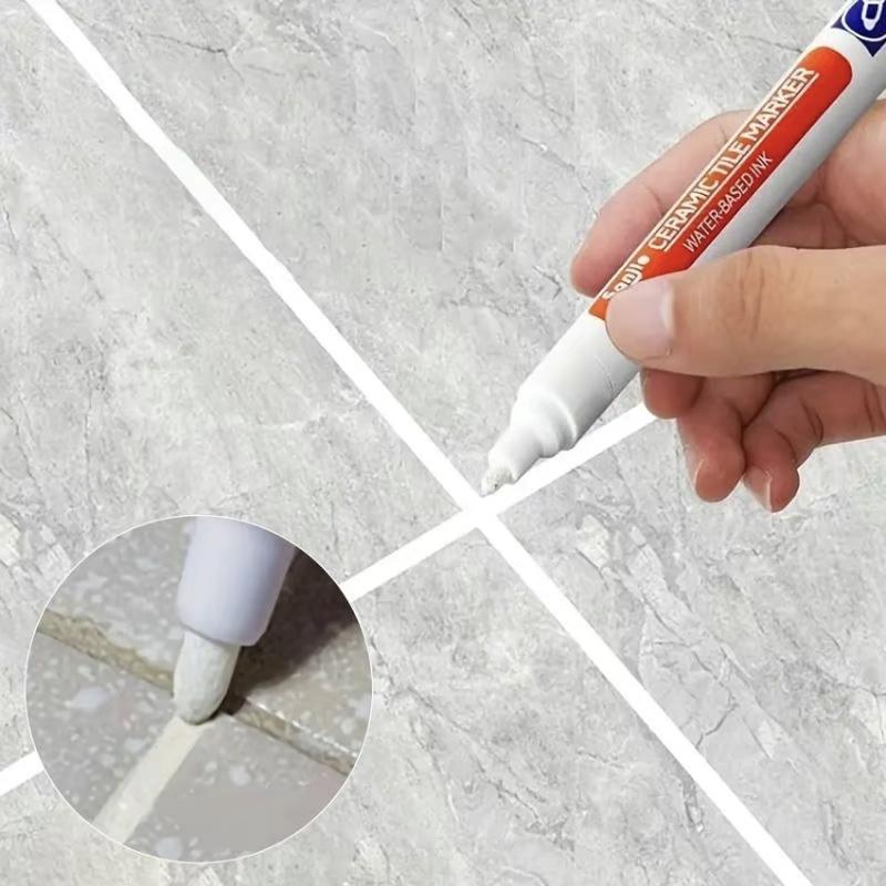 1pc Waterproof Tile Marker Grout Pen Wall Seam Pen For Tiles - TikTok ...