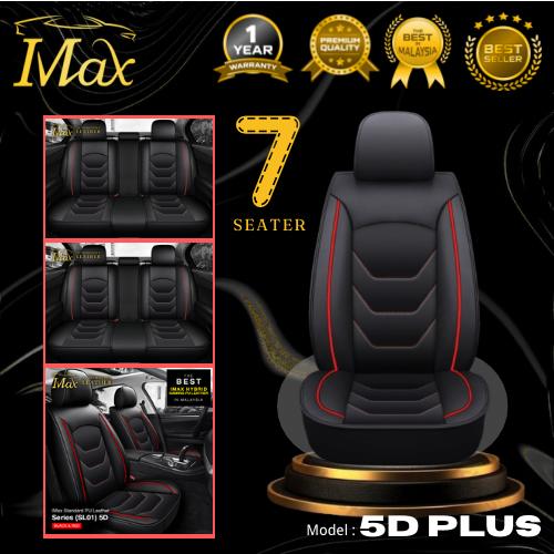 [BLACK RED] IMax Standard PU Leather Series (SL01) 5D Universal ...