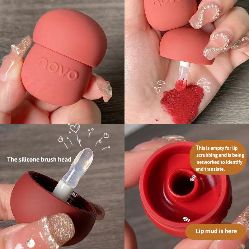 Novo Milk Can Lip Mud Matte Velvet Matte Lipstick Not Easy t - TikTok ...