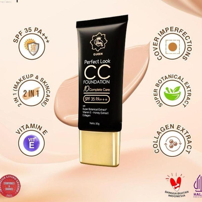 Viva Queen Perfect Look CC Foundation with VIT E, Collagen & - Shop ...