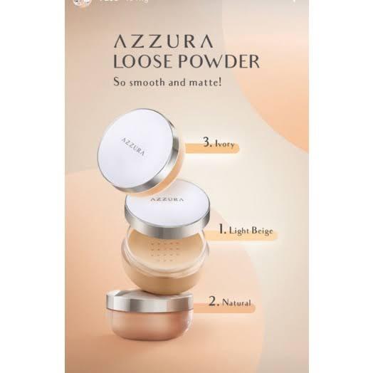 Azzura loose powder 30g | bedak tabur - Shop | Tokopedia