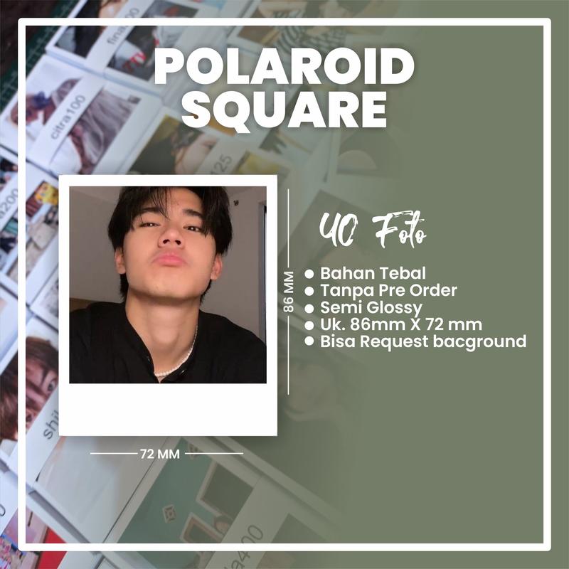 Cetak Foto Polaroid Cetak Photo polaroid square Kertas teba - Shop | Tokopedia