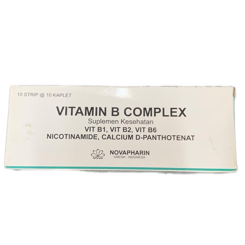Suplemen kesehatan vitamin B complex vit b1, vit b2, vit b6, - Shop ...
