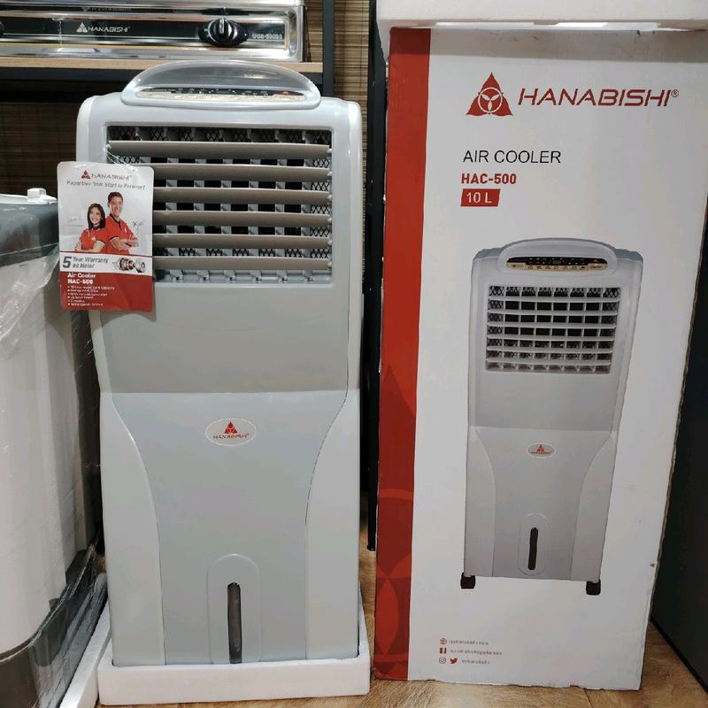 10L. Digital Touch Hanabishi Air Cooler with Ionizer Functio - TikTok ...
