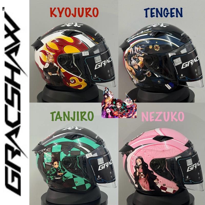 GRACSHAW X DEMON SLAYER Helmet Official Collaboration (PRE ORDER ...