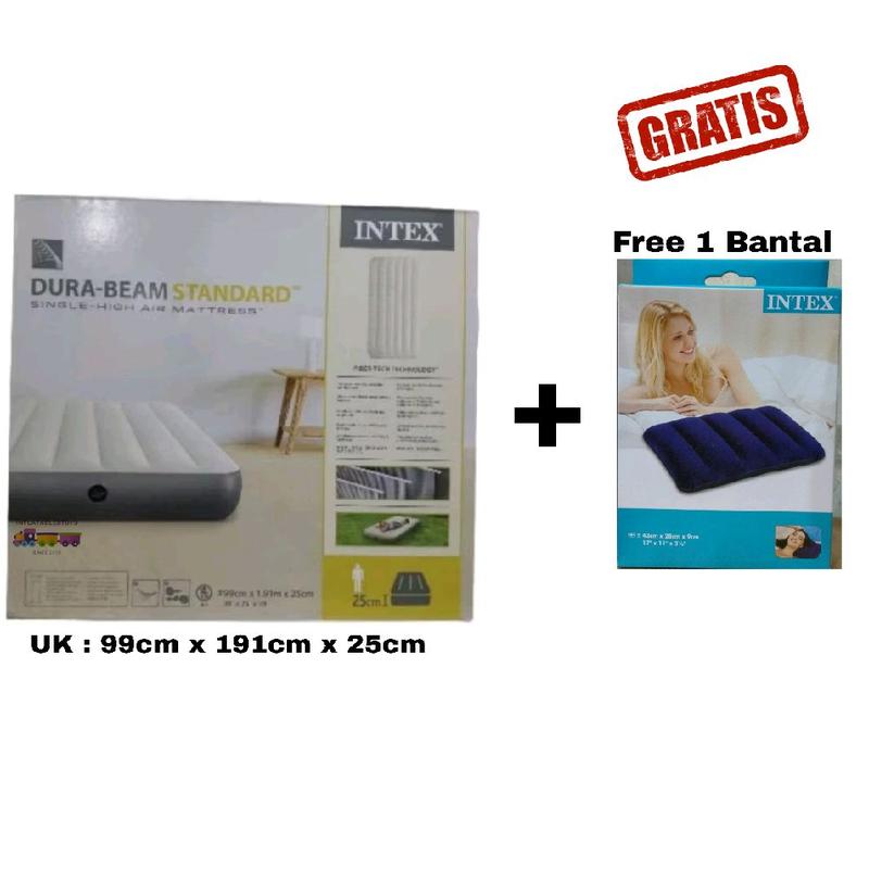 Kasur angin intex DURA BEAM twin 64101 - Shop | Tokopedia