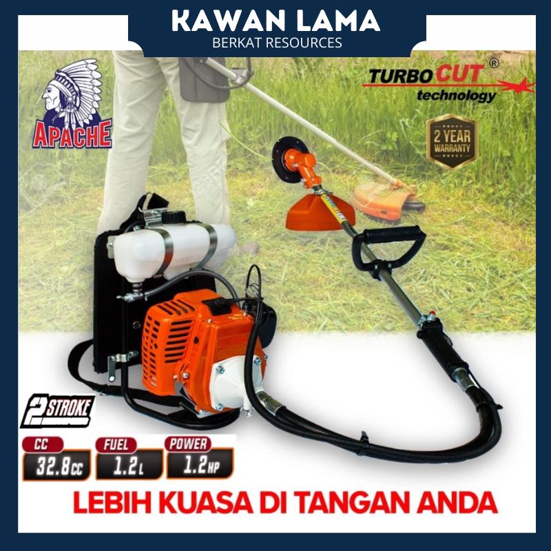 APACHE TurboCUT WB728T Super Heavy Duty Garden Trimmer Backpack ...