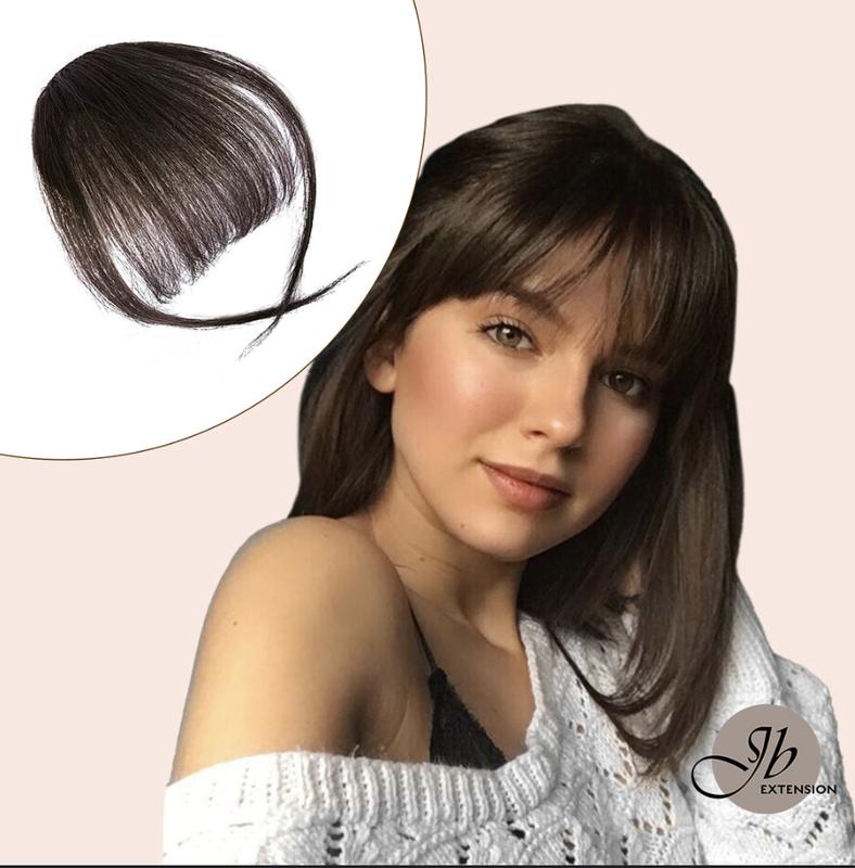 Bangs Hair Clip in Bangs for Women 100% Human Hair Wispy Bangs - TikTok ...