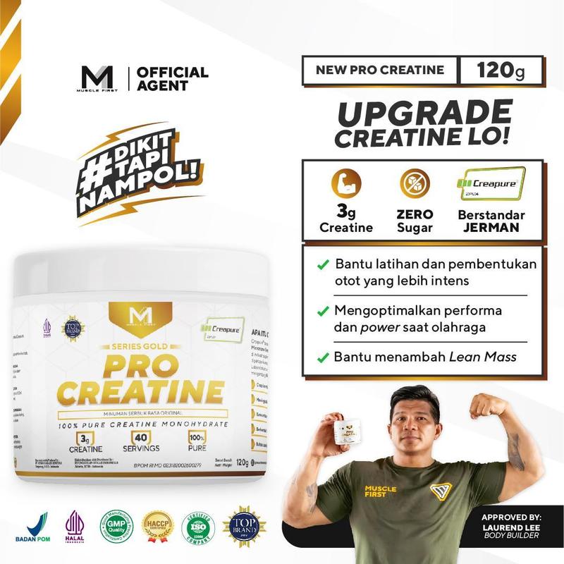 MUSCLE FIRST New Pro Creatine 120gr Creapure - Suplemen Fitness - Shop ...