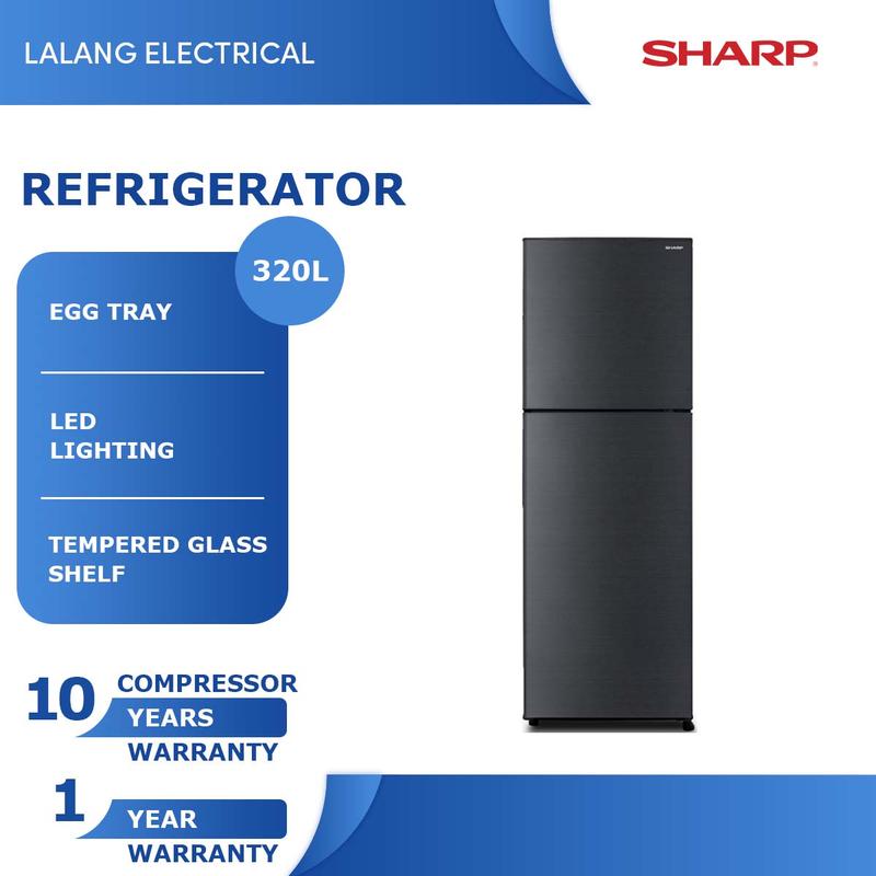Sharp Fridge Smile Refrigerator (320L) SJ327MDS - TikTok Shop Malaysia