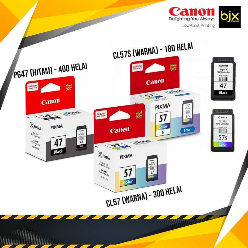 Canon PG47 / CL57 Ink Catridge Printer Inkjet - TikTok Shop Malaysia