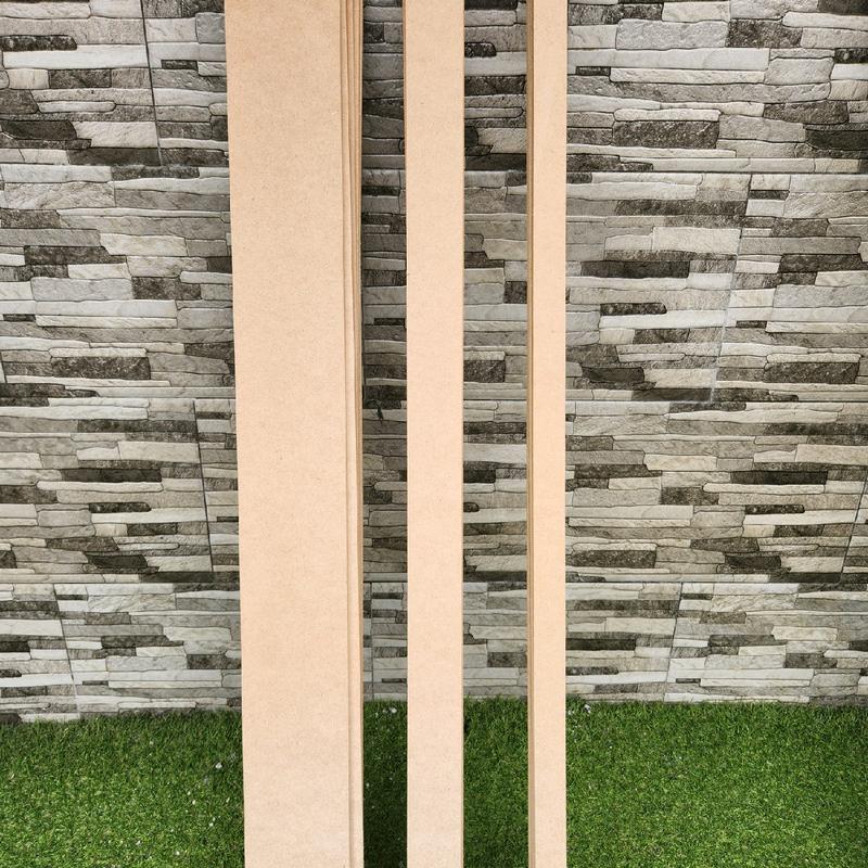 10 pcs Hiasan Dinding Batten List MDF Tebal 6mm Ukuran 5x100cm - Shop ...