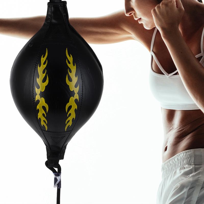 New Flame Pattern Boxing Punching Bag PU Leather Pear Boxing - TikTok ...