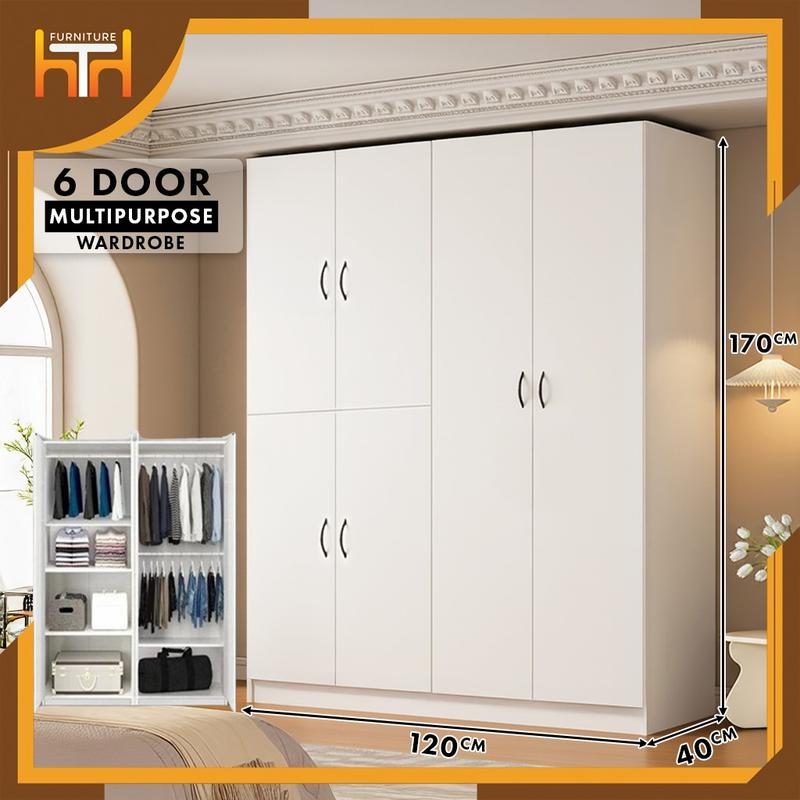 MFurniture: 4/5/6 door wooden wardrobe/ 2 door multifunctional - TikTok ...