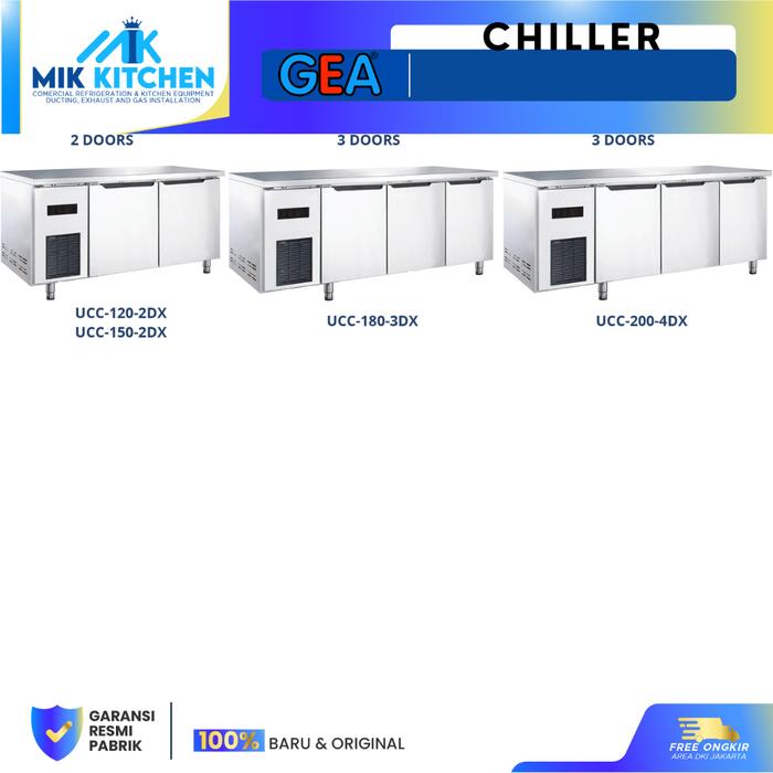 Jual GEA CHILLER UCC-120-2DX / UCC-150-2DX / UCC-180-3DX / UCC-200-4DX ...