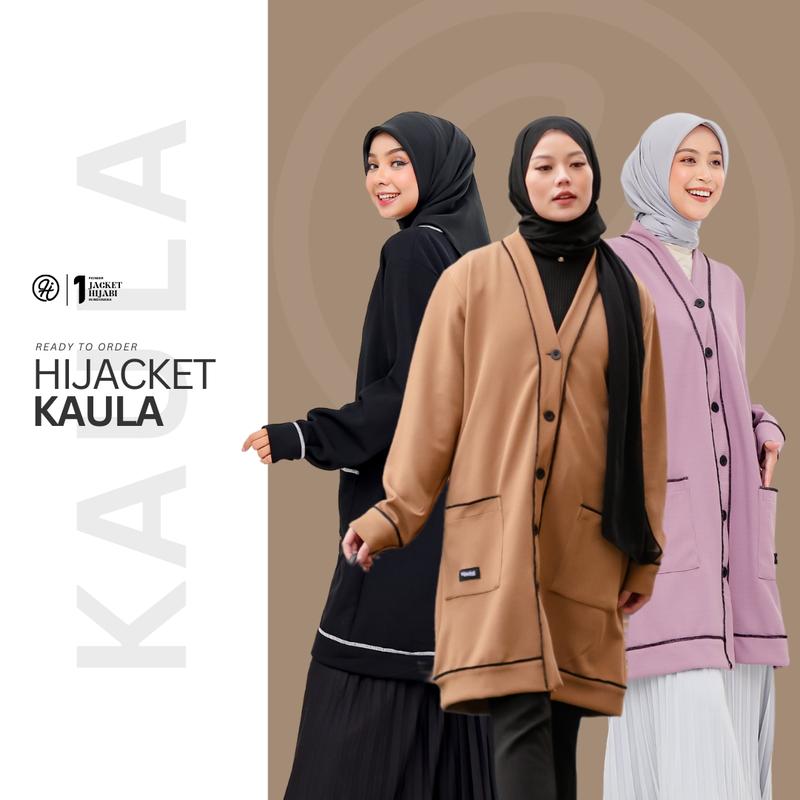 HIJACKET Kaula jaket Hijaber Jaket Wanita Muslimah Syar'i Panjang ...