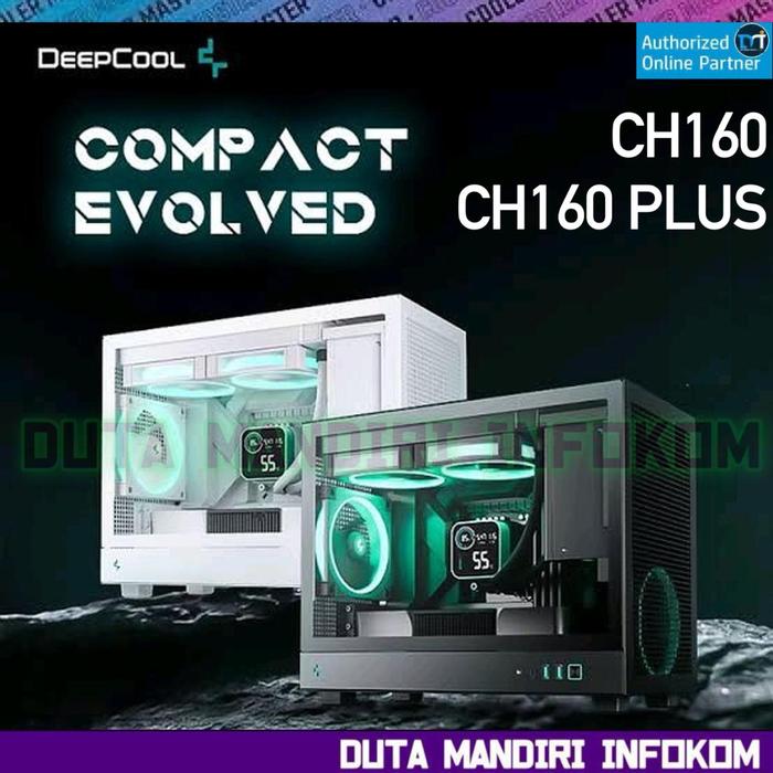 Promo DeepCool CH160 I CH160 PLUS - MESH Ultra High Airflow Tempered ...