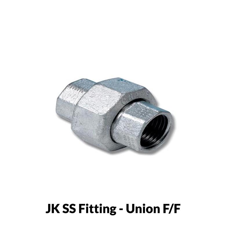 JK STAINLESS STEEL FITTING UNION F/F SS PIPE FITTING 20MM-100MM ...
