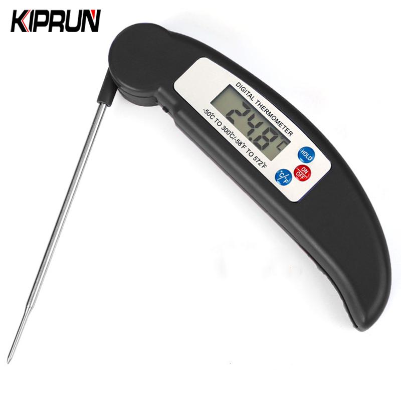 KIPRUN Digital Probe Thermometer, Foldable Food BBQ Meat Ove - TikTok ...