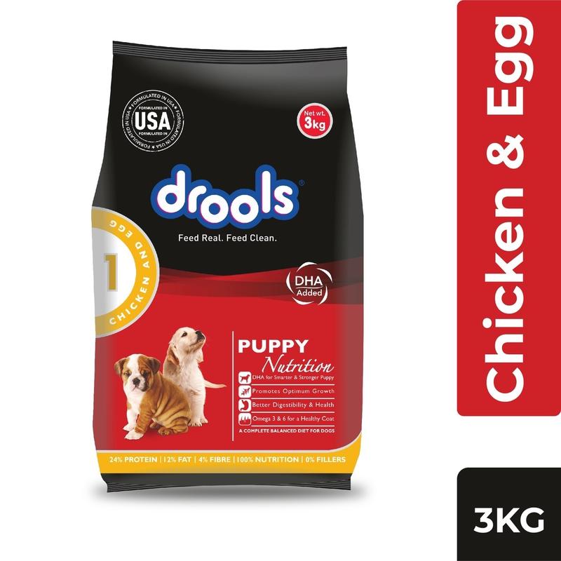 Drools Dog food Chicken and Egg Puppy 3KG - TikTok Shop Malaysia