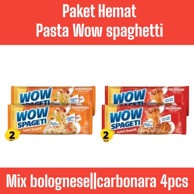 WOW spaghetti Paket isi 4 - Shop | Tokopedia
