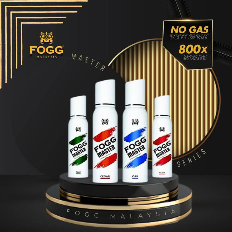 FOGG Master Deo Body Spray for Men 120ml - TikTok Shop Malaysia