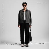 Jual Arholma Studios - Boxy Zip Jacket 'Bergamo' Grey Tbk - S - Jakarta ...