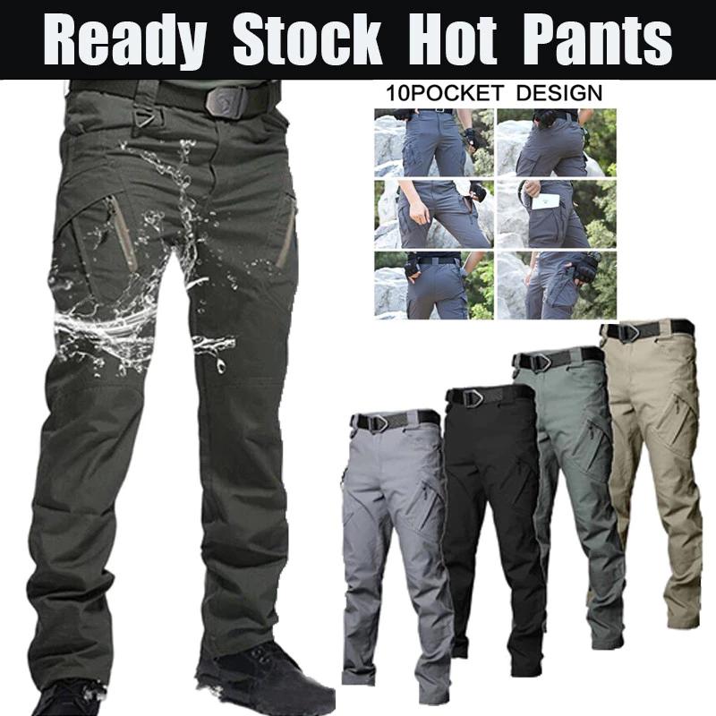 Men's Pants IX7 IX9 Tactical Cargo Pants overalls Casual Straight ...