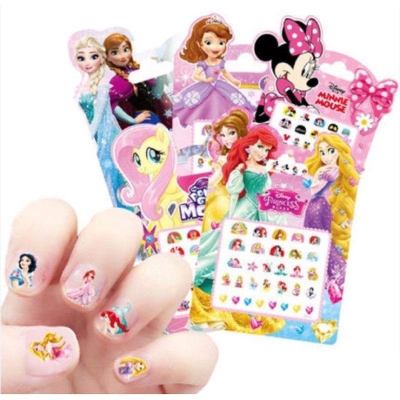STIKER KUKU ANAK KARAKTER FINGER NAIL ART || MAINAN STICKER KUKU - Shop ...