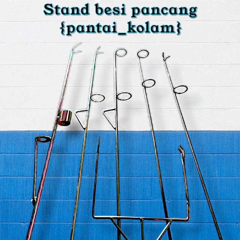 Fishing Rod stand Besi pancang pancing surf Rod Stand Holder - TikTok ...