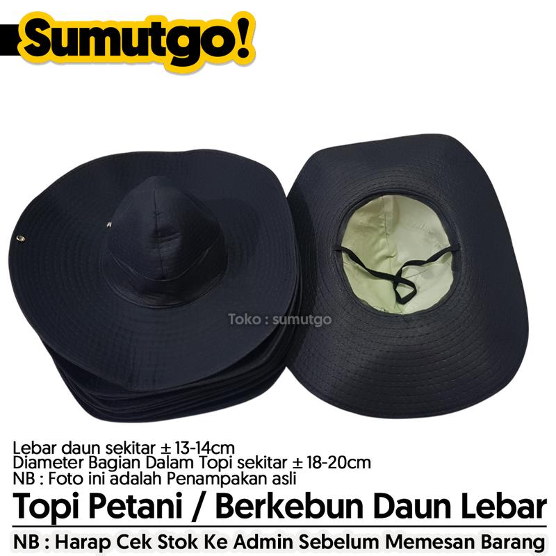 Topi Petani Berkebun Nelayan Pancing Tahan Panas / Topi Kobo - Shop ...