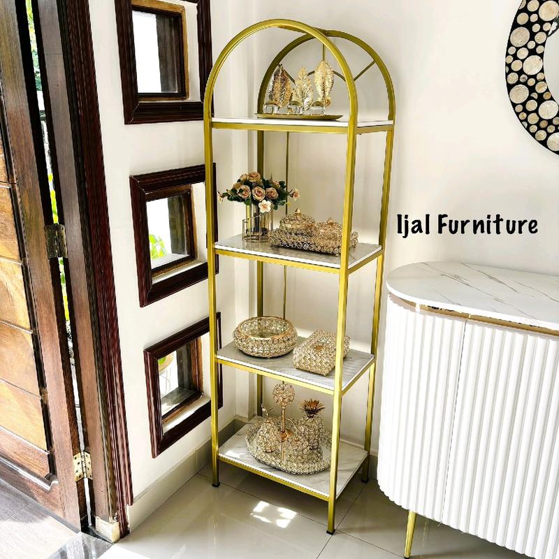 Rak susun,Rak Serbaguna,Rak Minimalis modern Besi Gold Estetik - Shop ...