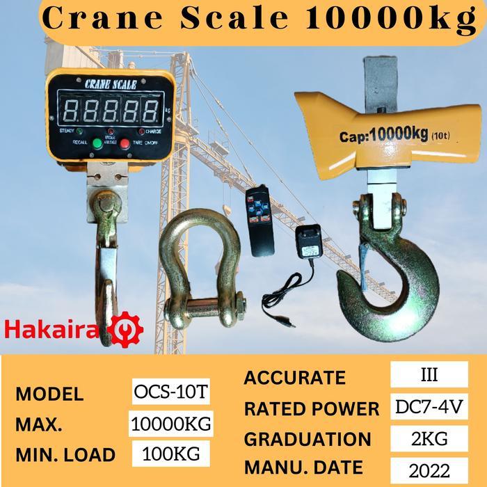 Jual Timbangan Gantung Digital 10 Ton / Crane Scale 10 Ton - Kota ...