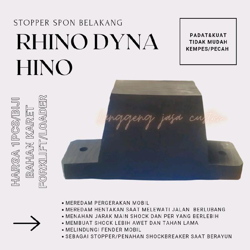 Karet Stopper Belakang Rhino Dyna Hino - Shop | Tokopedia