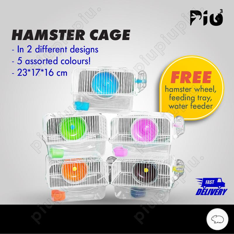 [24HR SHIP] HAMSTER CAGE Little Garden Sangkar Hamster Full Set ...