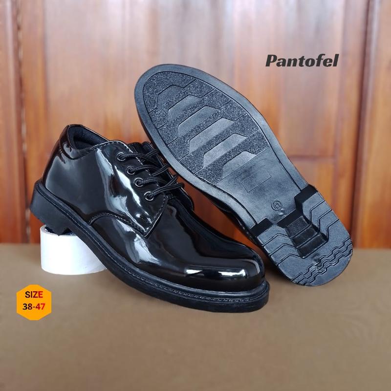 Sepatu Pria PDH Pendek Formal Kerja Dinas Lapangan Kantoran Security ...
