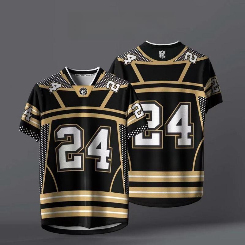 custom jersey team jersey nfl Sublimation Microfiber Jersey tshirt ...