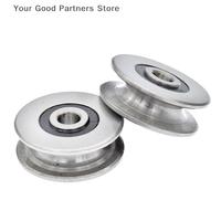 Jual 1pcs 8*40*14mm Metal U Grooved Concave Wheel Bearing Wheel/Crane ...