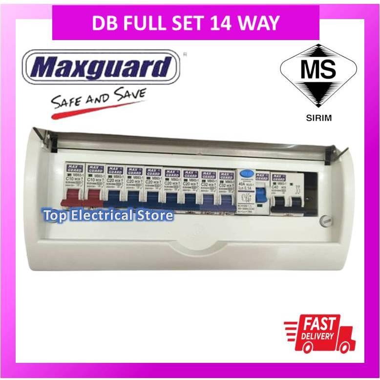 14 WAY PVC DB BOX/ MCB BOX FULL SET COMPLETE WITH MAIN SWITC - TikTok ...