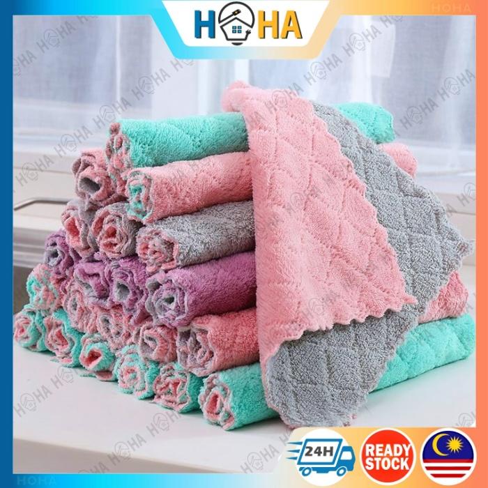 【10PC/Pack】Thick Large 29cm x 29cm Kitchen Dish ClothTable Towel - TikTok Shop Malaysia