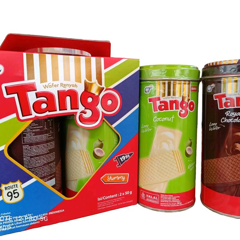 tango wafer isi 2 × 50 gr tango kaleng mix rasa - Shop | Tokopedia