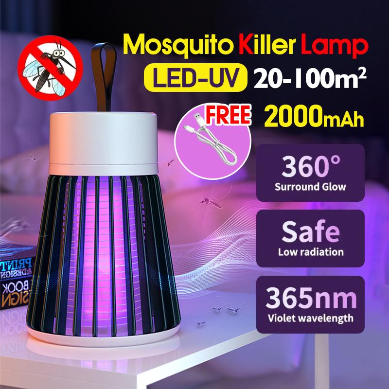 Mosquito Killer Lamp Rechargeable Portable Electric Repellen - TikTok Shop Philippines