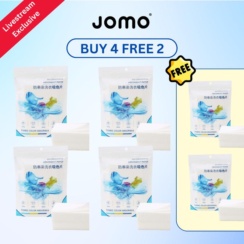 【Live Exclusive】Fabric Color Absorber Sheets (50pcs/Pack) x4 - TikTok ...
