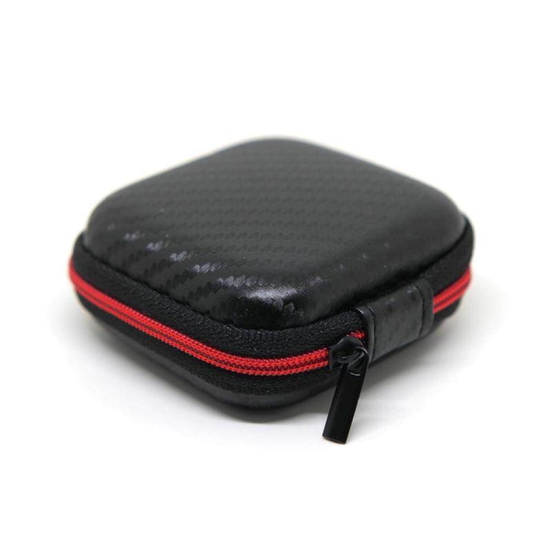 Qkz Earphone Earbuds Case portable bag fiber zipper headphon - TikTok ...