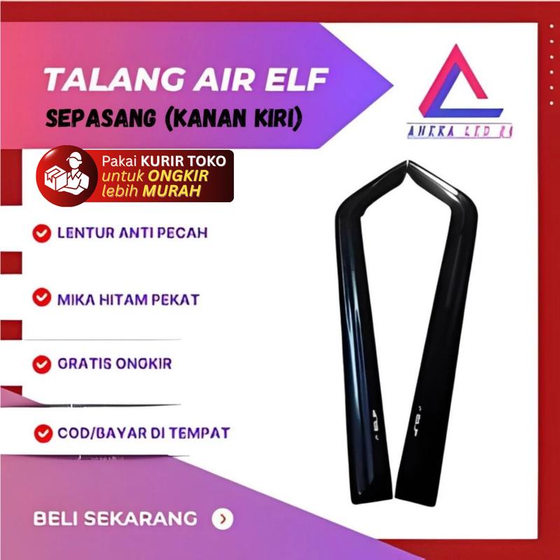Talang Air Elf Model Slim Anti Pecah 1 Pasang Kanan Kiri - Shop | Tokopedia